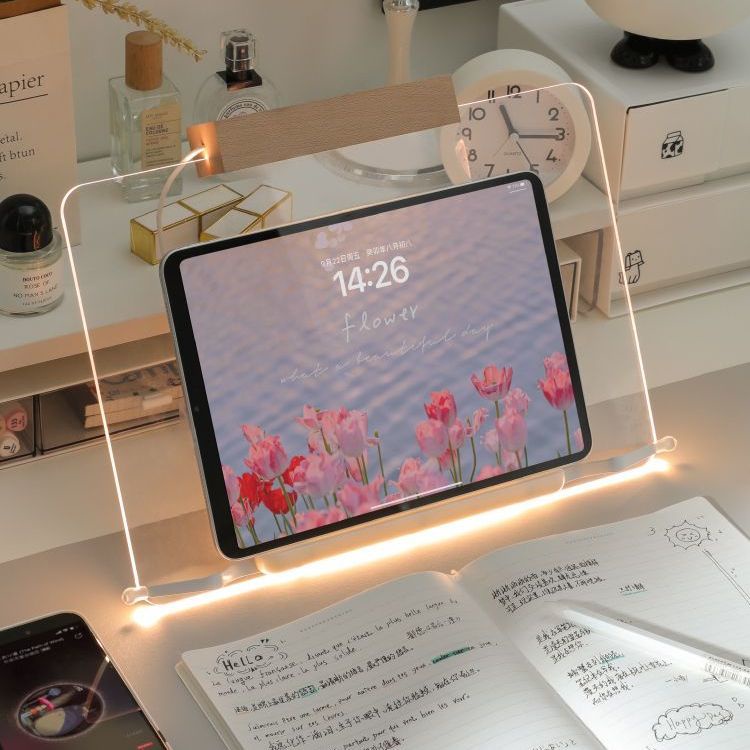 Acrylic Reading Rack Reading Book Stand Desktop Transparent Student ...