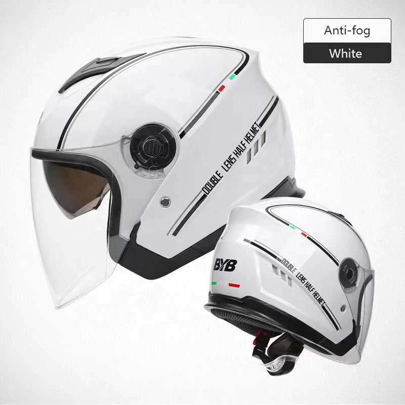 OEM Byb Electric Bike Double Lens Helmet Motorbike Cycling Crash ...