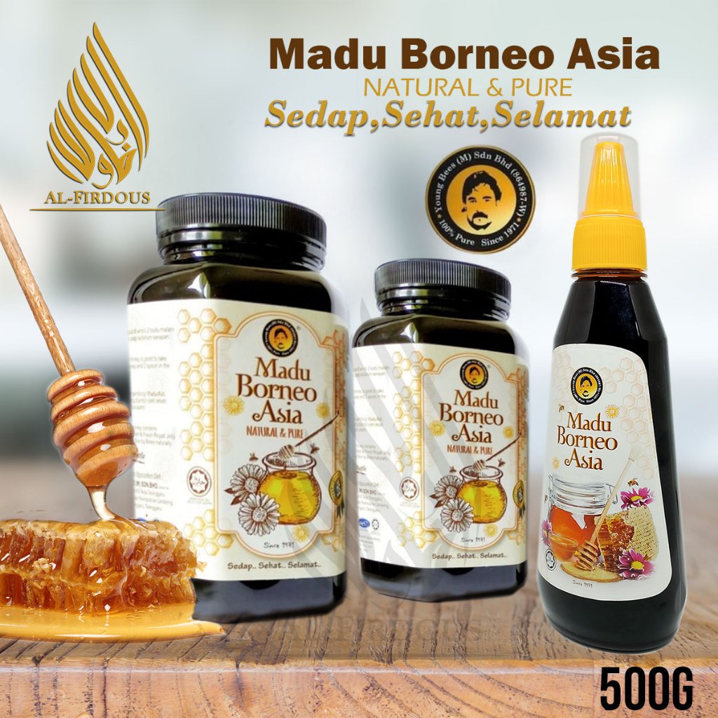 Madu Borneo Asia Asli Lembah Akasia Sarawak Young Bees Borneo Honey Organic Young Bees l Ready ...