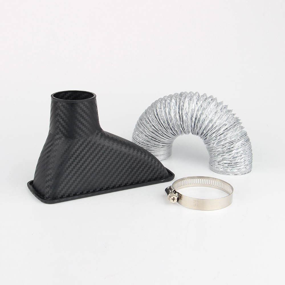 AUSO EP27 Car Styling Racing Carbon Style Turbo Air Intake Pipe Turbine ...