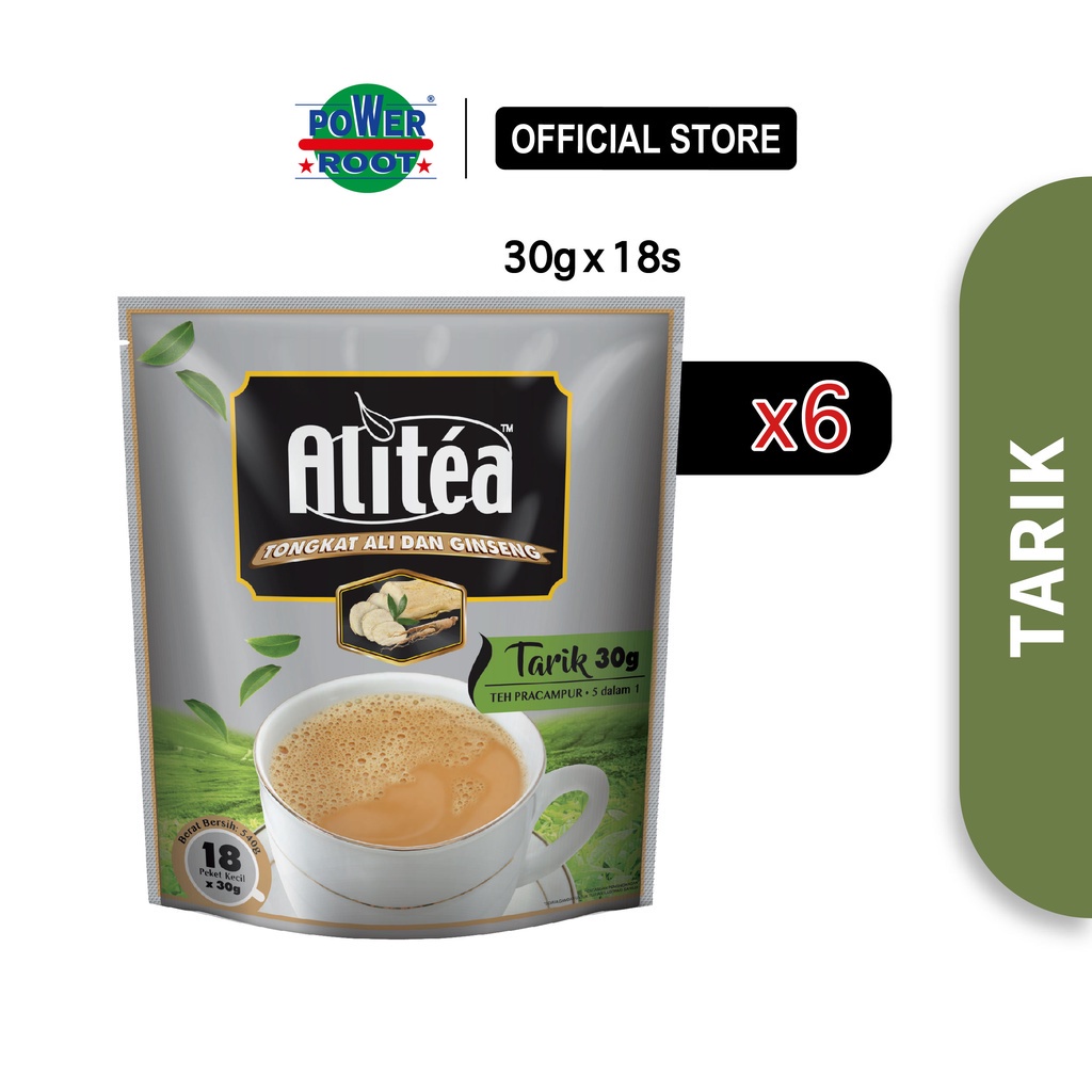 Alitea Tongkat Ali & Ginseng Tarik (30g x 18 Sachets/6 Packs) | Shopee ...