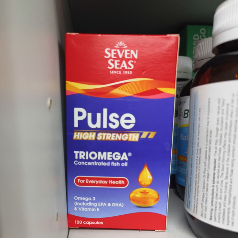 SEVEN SEAS PULSE TRIOMEGA CAPSULES 120S Seven Seas Pulse Triomega Fish ...