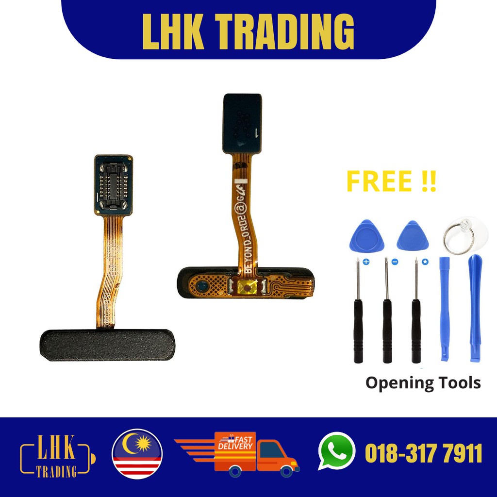 Samsung S10E Power On Off Button + Fingerprint Flex Cable Ribbon Parts ...