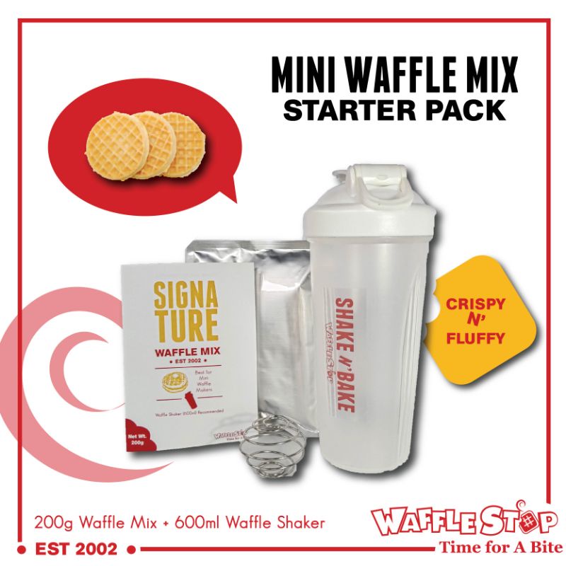 Mini Waffle Mix/Tepung Waffle Mini - 200g - Starter Pack | Shopee Malaysia