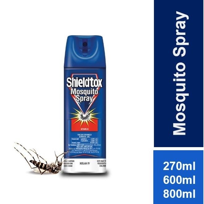 Shieldtox Mosquito Spray Aerosol (270ml/600ml/800ml) | Shopee Malaysia