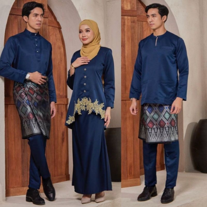 XXS - 6XL KURUNG MODERN CLARA LACE DAN BAJU MELAYU CEKAK TELUK PLUS SIZE NIKAH TUNANG DINNER ...