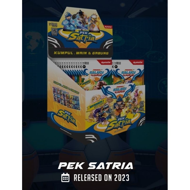[ORIGINAL] NEW PEK SATRIA MONSTA BOBOIBOY GALAXY GAME CARD: PEK SATRIA ...