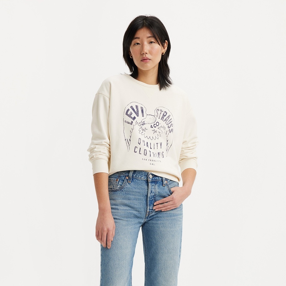 Levi's® Women's Graphic Signature Crewneck Sweatshirt A7288-0012 ...