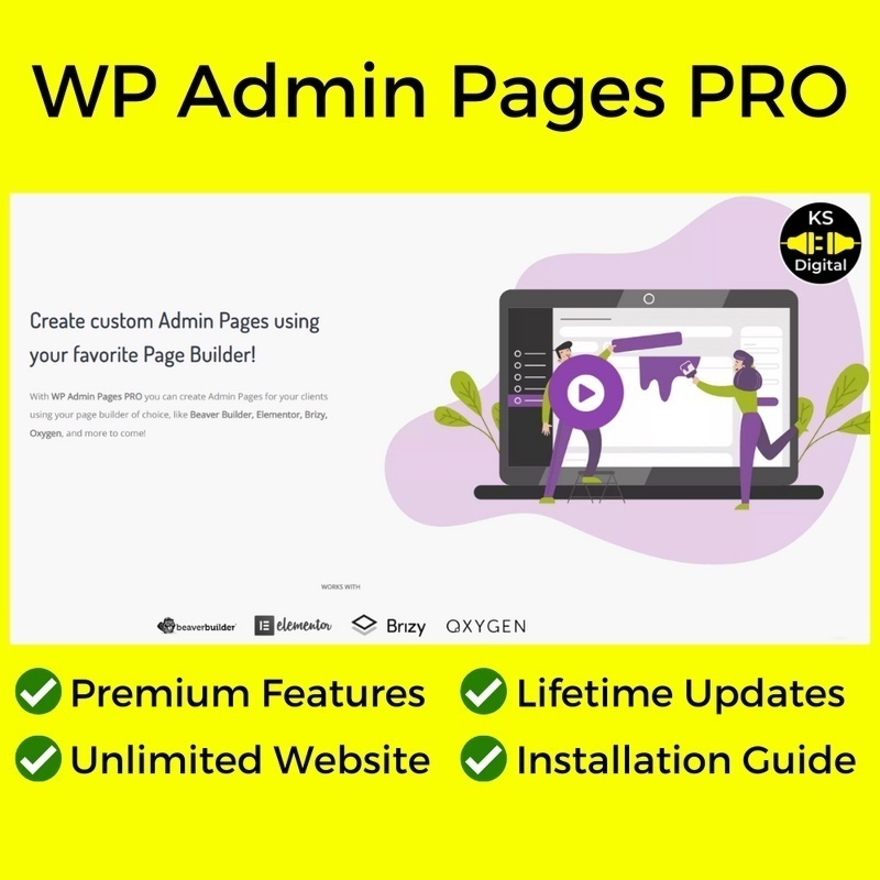 [Latest] WP Admin Pages PRO WordPress Plugin (Free Updates + Premium ...