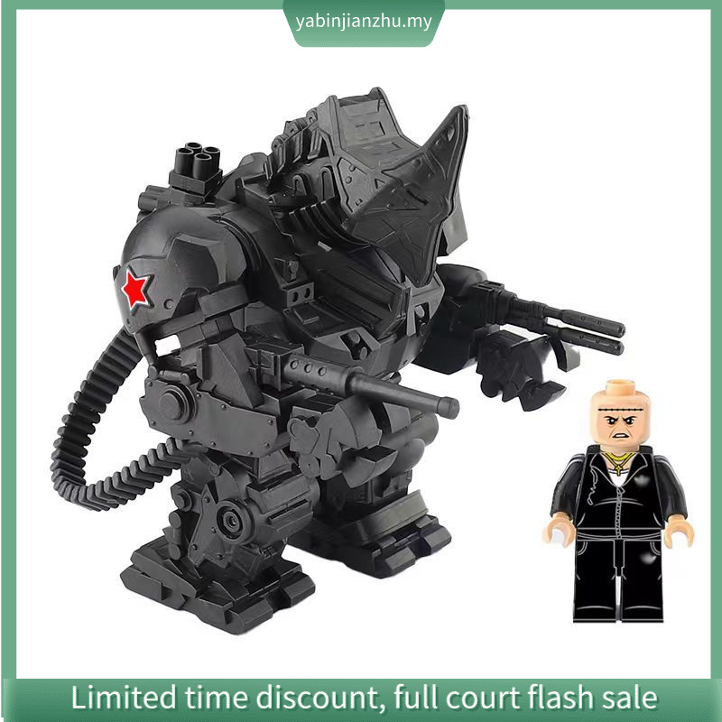 Rhino Building Blocks Super hero spiderman enemy Figures Toy ...
