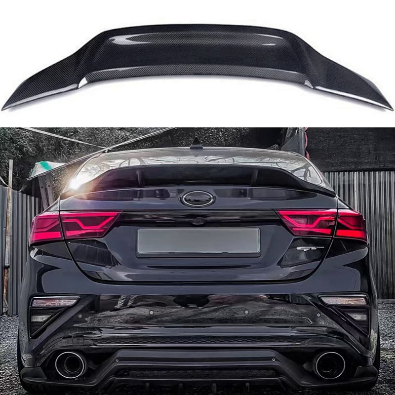 Rear Trunk Boot Lid Duck Tail Lip Spoiler Wings For Kia K3 Cerato Forte ...