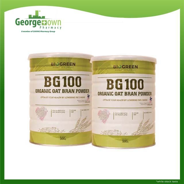 BIOGREEN BG100 ORGANIC OAT BRAN POWDER 500G X 2 | Shopee Malaysia