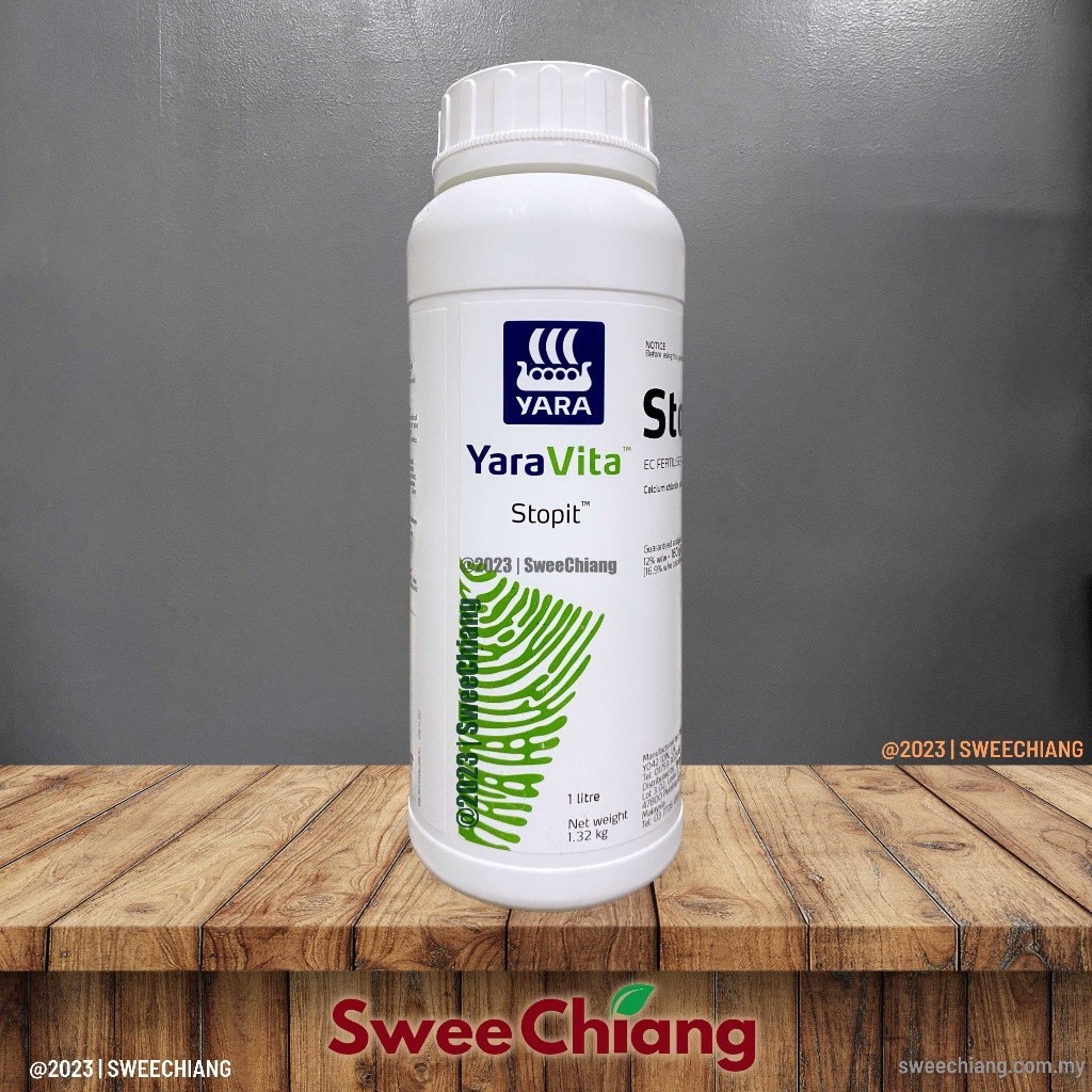 YARA YaraVita StopIt 1L High Calcium Foliar Fertilizer高钙快速补钙叶面肥料肥水 Yara ...