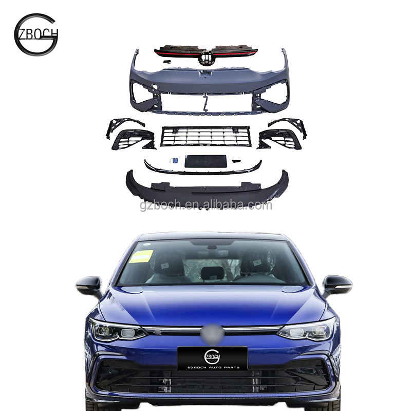 Competitive body kits For VW Golf 8 2019 2020 to R Line car parts golf ...