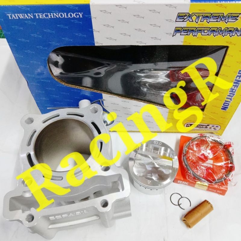 YAMAHA Y16 ESPADA RACING BLOCK SET 63MM 65MM CERAMIC FORGED PISTON ...