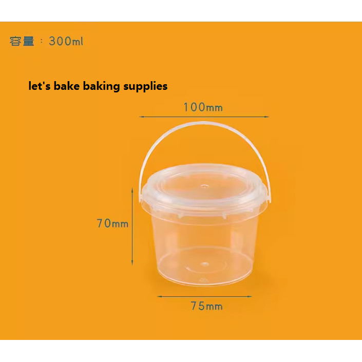 round tupperware tub dessert cake box | Shopee Malaysia