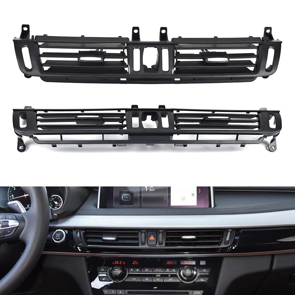 LHD RHD Front Dashboard Middle Air Conditioner AC Vent Outlet Grille ...