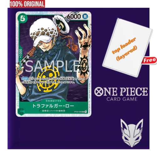 ORIGINAL Trafalgar Law Character ST02-009 SR optcg one piece card ...