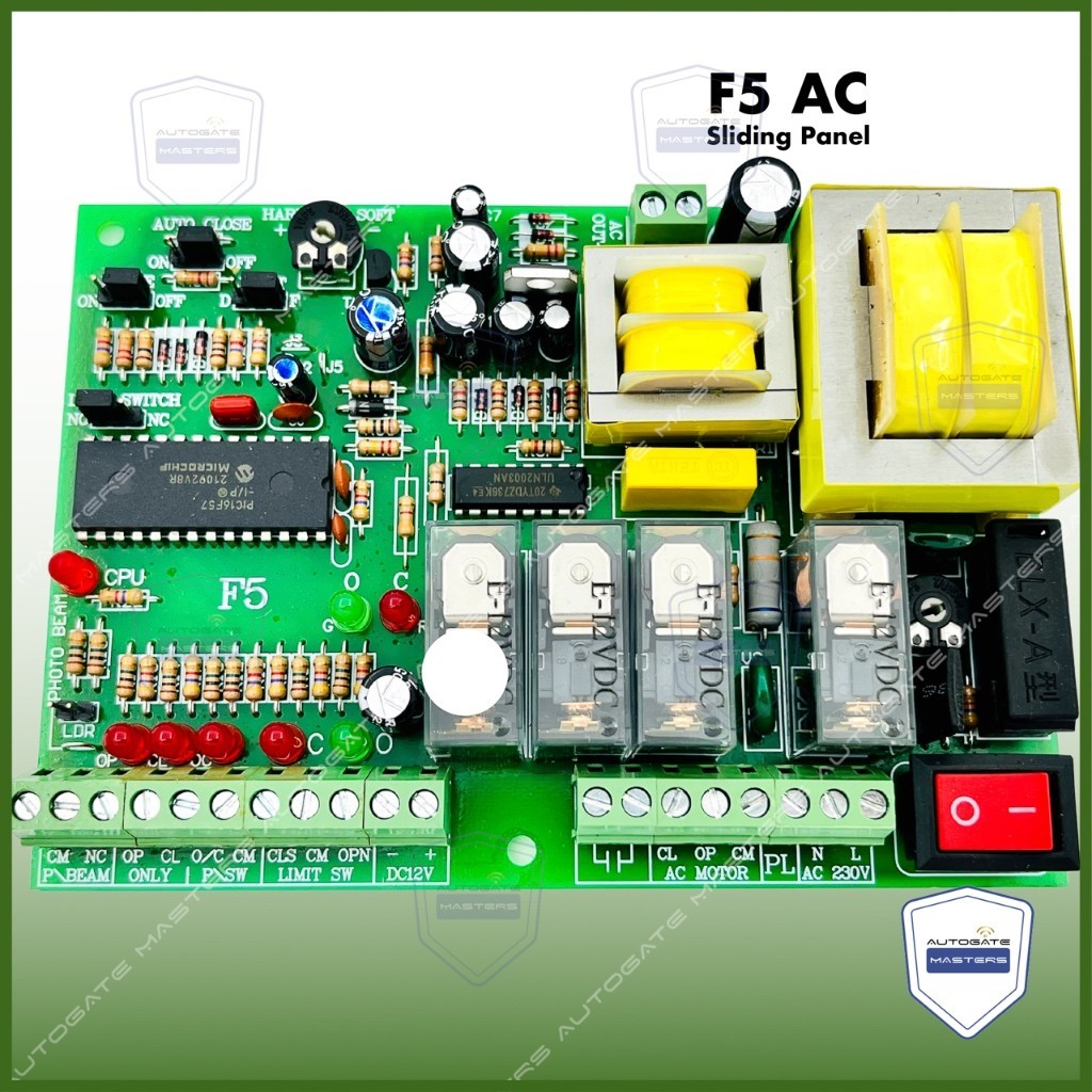 F5 AUTO GATE AC SLIDING CONTROL PANEL BOARD - LIMIT SWITCH | Shopee ...