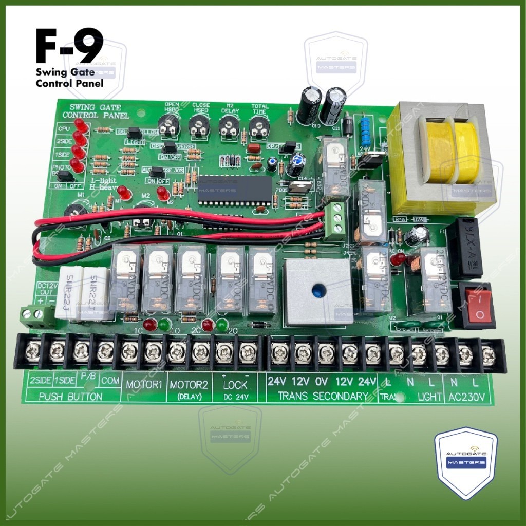 F9 - 12V Autogate Swing Control Board PCB Panel Automatic | Shopee Malaysia
