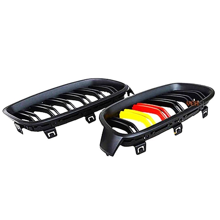 Dual slat german flag color F30 F35 front grille M look for bmw f30 ...
