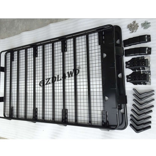 steel 4x4 UNIVERSAL 220x125CM GUTTER MOUNTS roof rack for lc80 lc90 ...