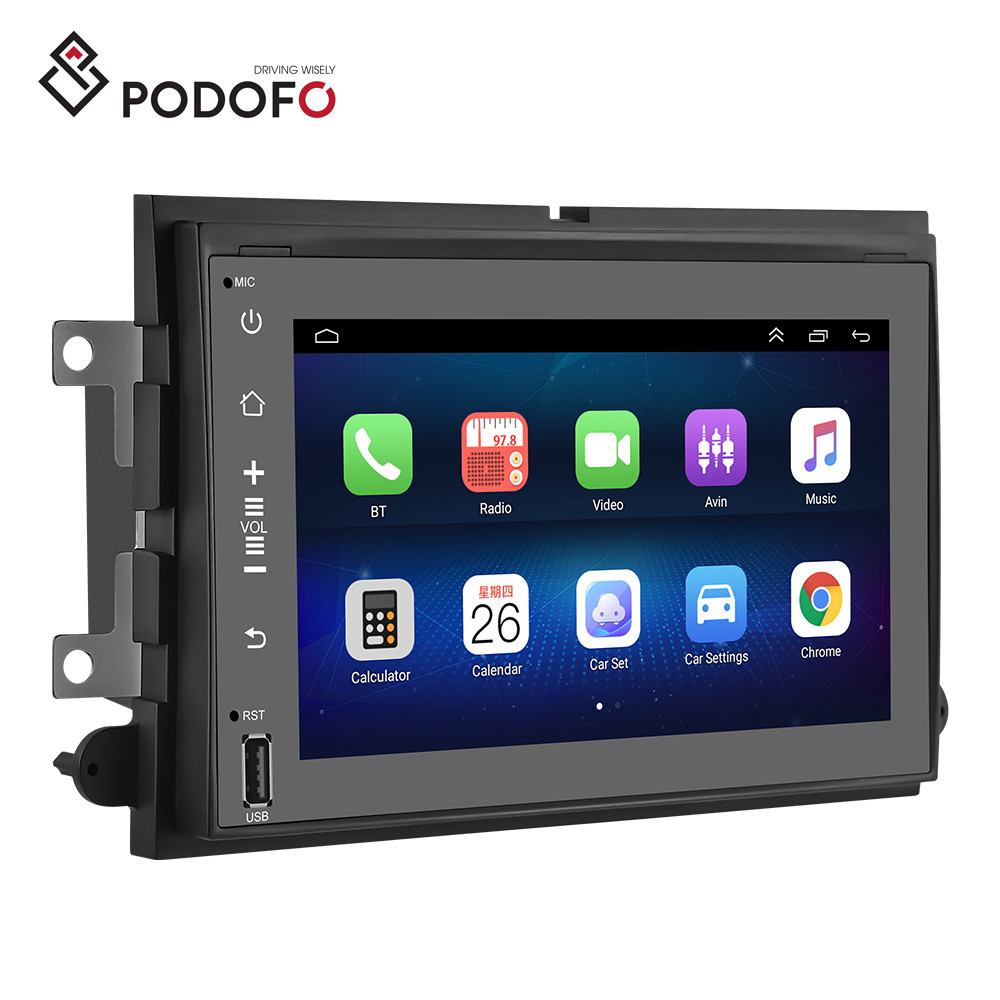 Podofo 2+32GB Android 10 Carplay Car Radio Stereo Autoradio 7" Split ...