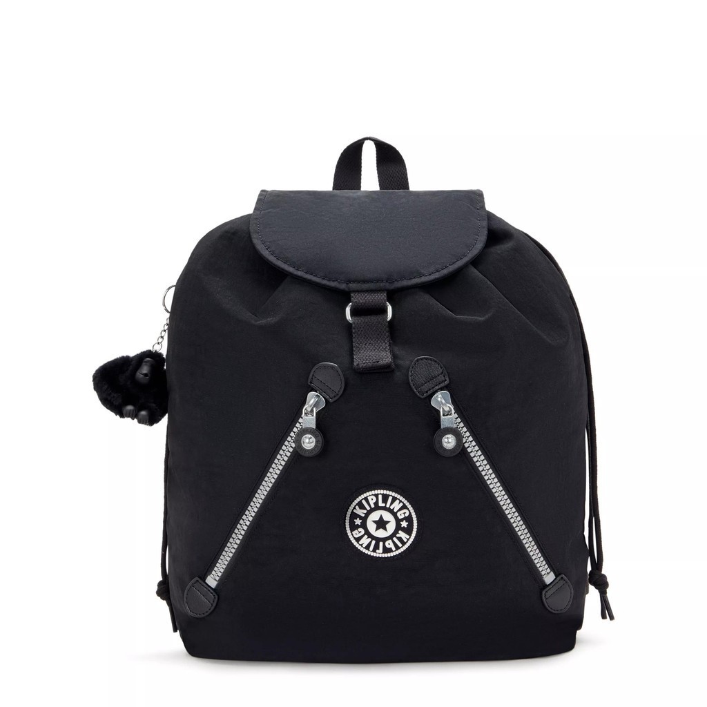 Kipling New Fundamental L Rapid Black Backpack | Shopee Malaysia