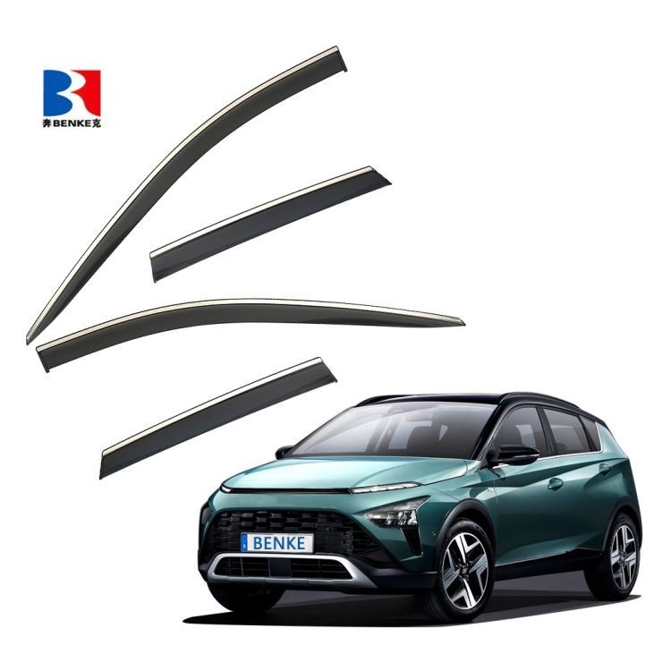 For HYUNDAI BAYON 2023 high end Injection deflector PC car door rain ...