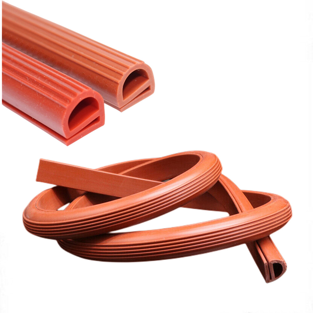 High Temperature Resistant Silicone Rubber E U P Profile Oven Cooker Door Seals Gaskets Seal ...