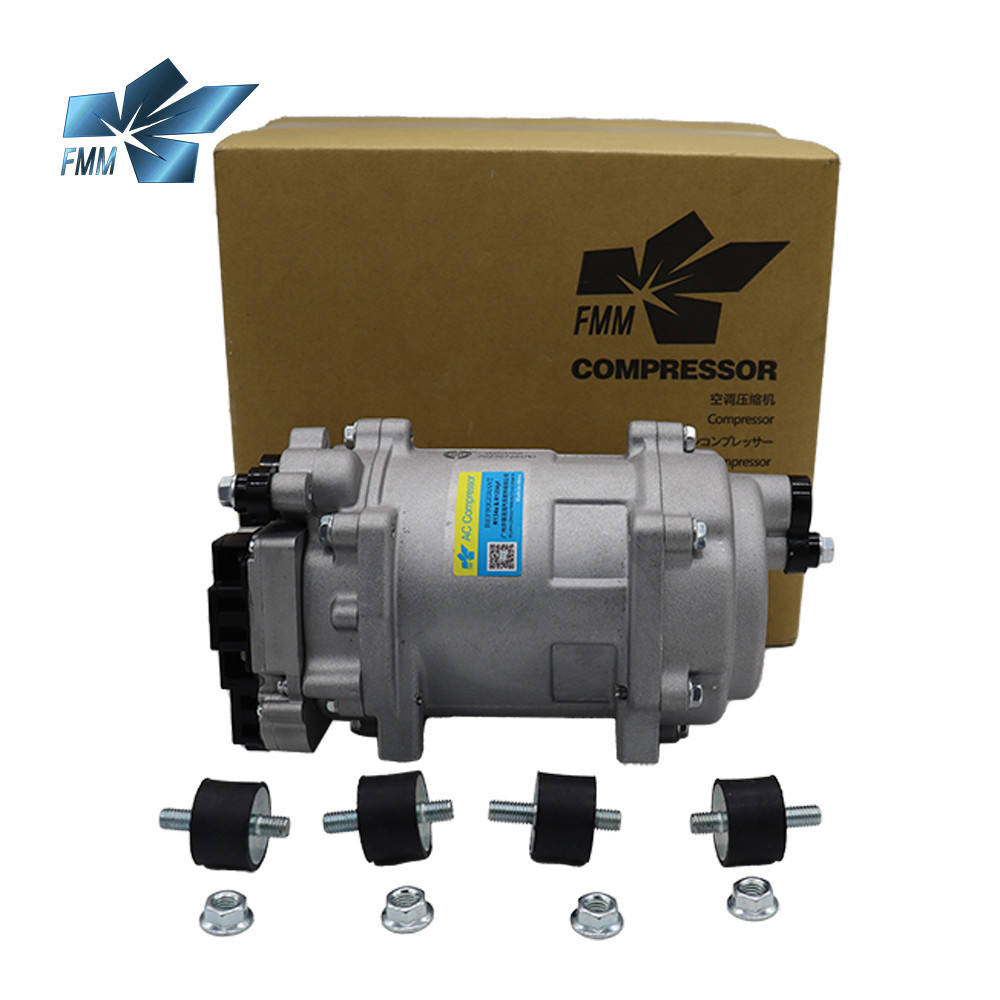 12V 72V 24V 48V universal electric car ac compressor air conditioning ...