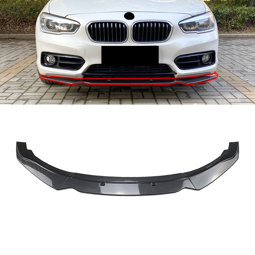 Car accessories ABS Body kit Glossy black Front Bumper Spoiler Lip for ...