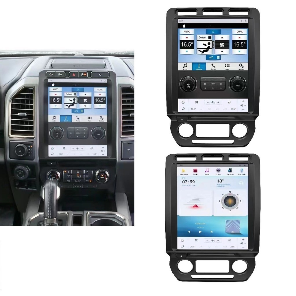 12.1" Tesla Screen Car Radio For Ford Raptor F150 2015 - 2022 Android ...