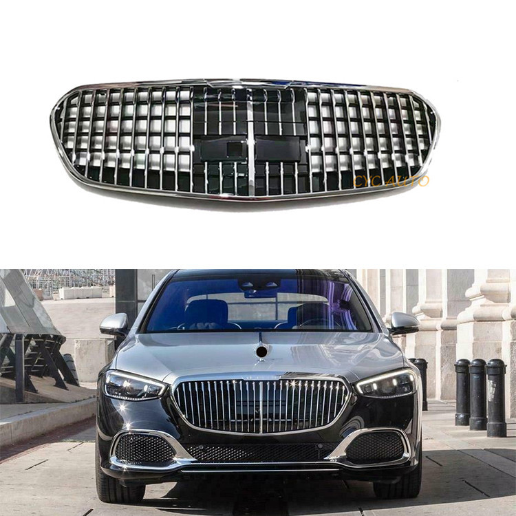 Upper Front bumper grille new Maybach style For Mercedes Benz S CLASS ...