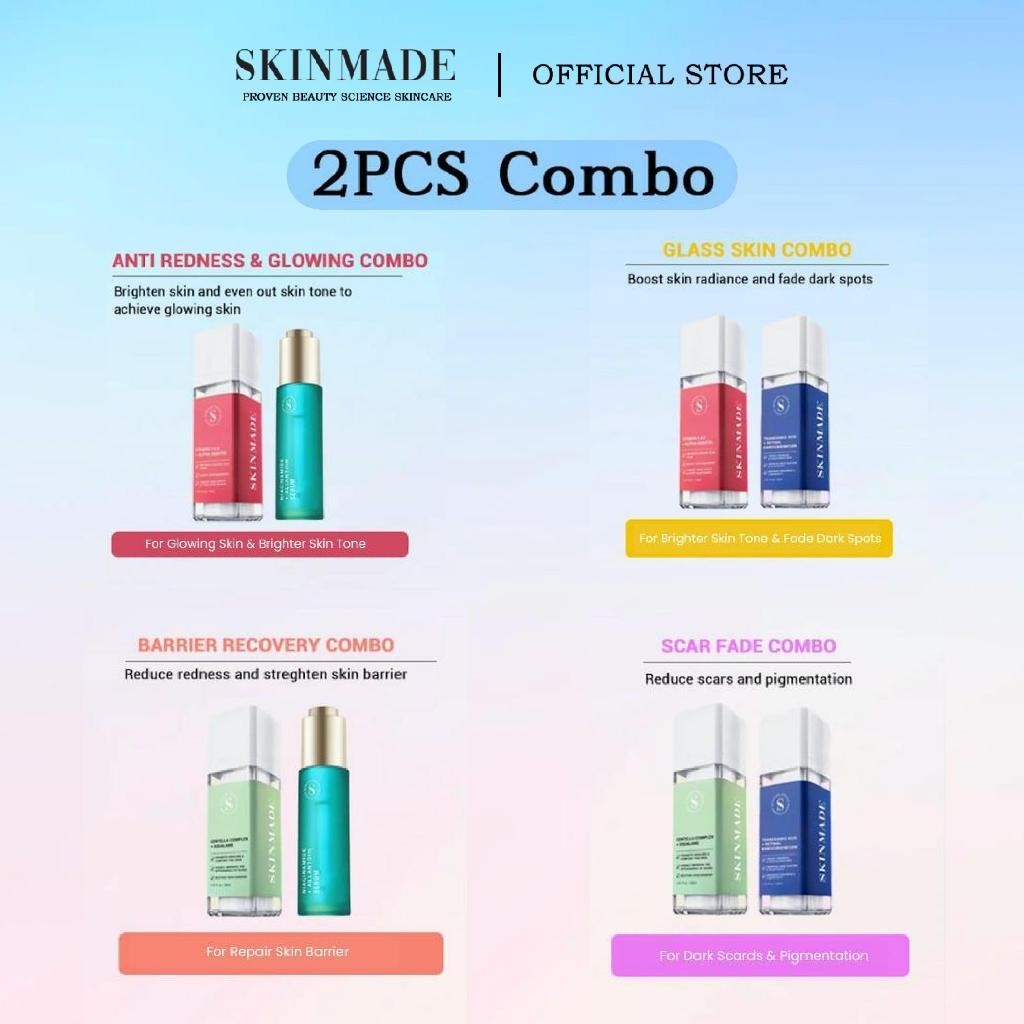 SKINMADE Brightening Face Serum Skincare Combo | Shopee Malaysia