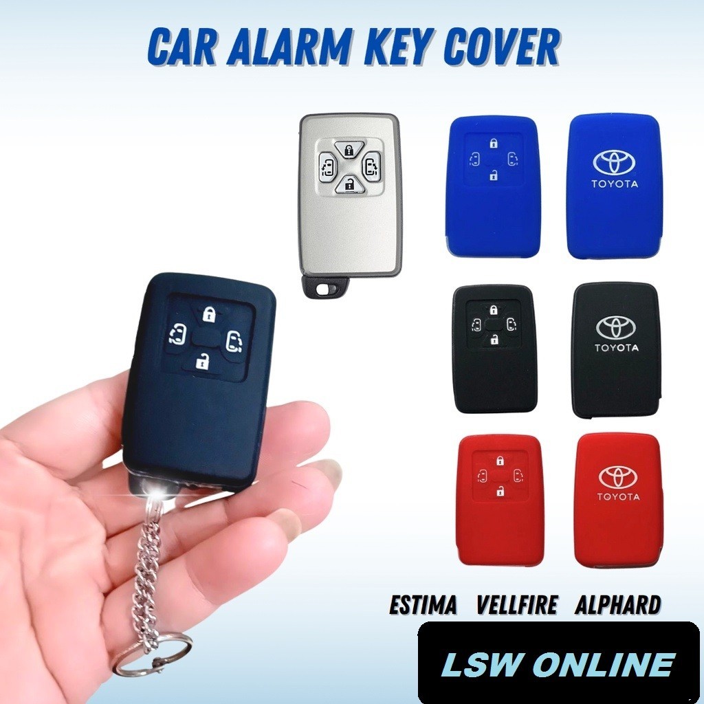 Toyota Estima Silicone Key Case Remote Cover 4button | Shopee Malaysia