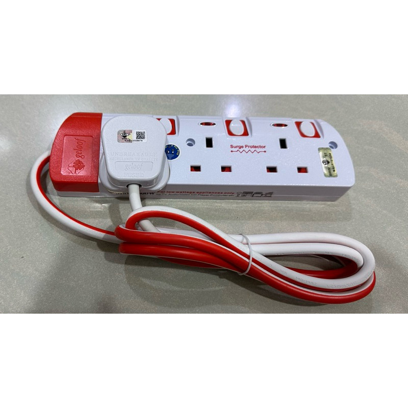 3GANG/4GANG/5GANG TRAILING SOCKET NEON WITH 2M WIRE/ | Shopee Malaysia