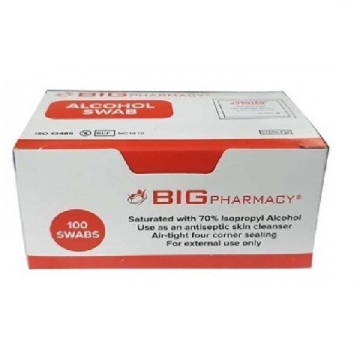 BIG PHARMACY ALCOHOL SWABS (STERILE) 100S | Shopee Malaysia