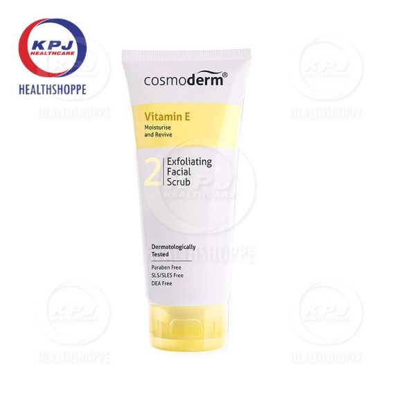 Cosmoderm Vitamin E Facial Scrub (125ml) | Shopee Malaysia