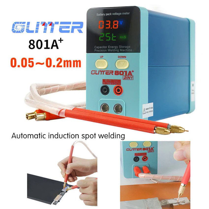 GLITTER 801A+ Battery Spot Welder Spot Welding Machine Integrated Small ...