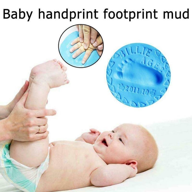 Baby kids diy hand and foot mencetak memori tangan kaki bayi anda ...