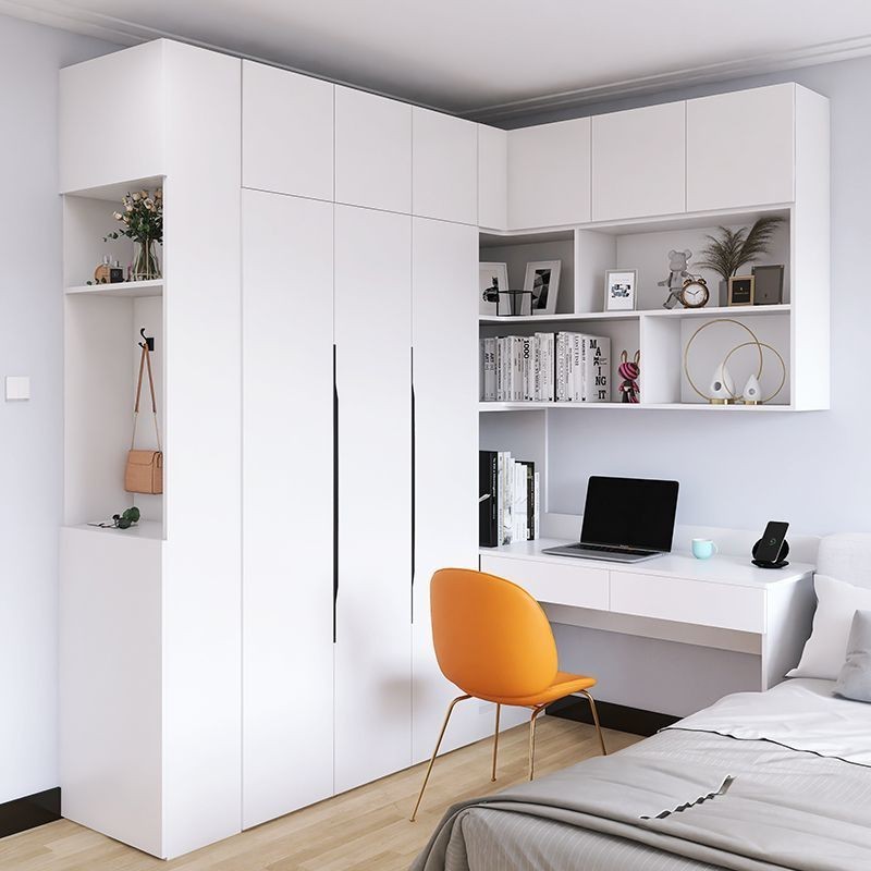 JY-H/Corner Wardrobe Desk Integrated Combination Household Bedroom ...