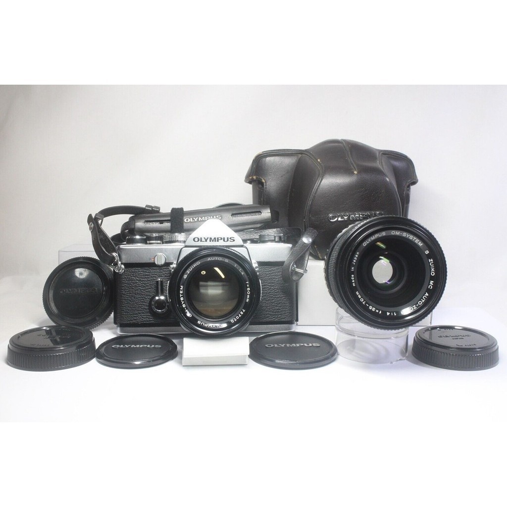 Olympus OM-1 Film Camera + OM-System Auto-S 50mm F/1.4 + Zoom 35-70mm F ...
