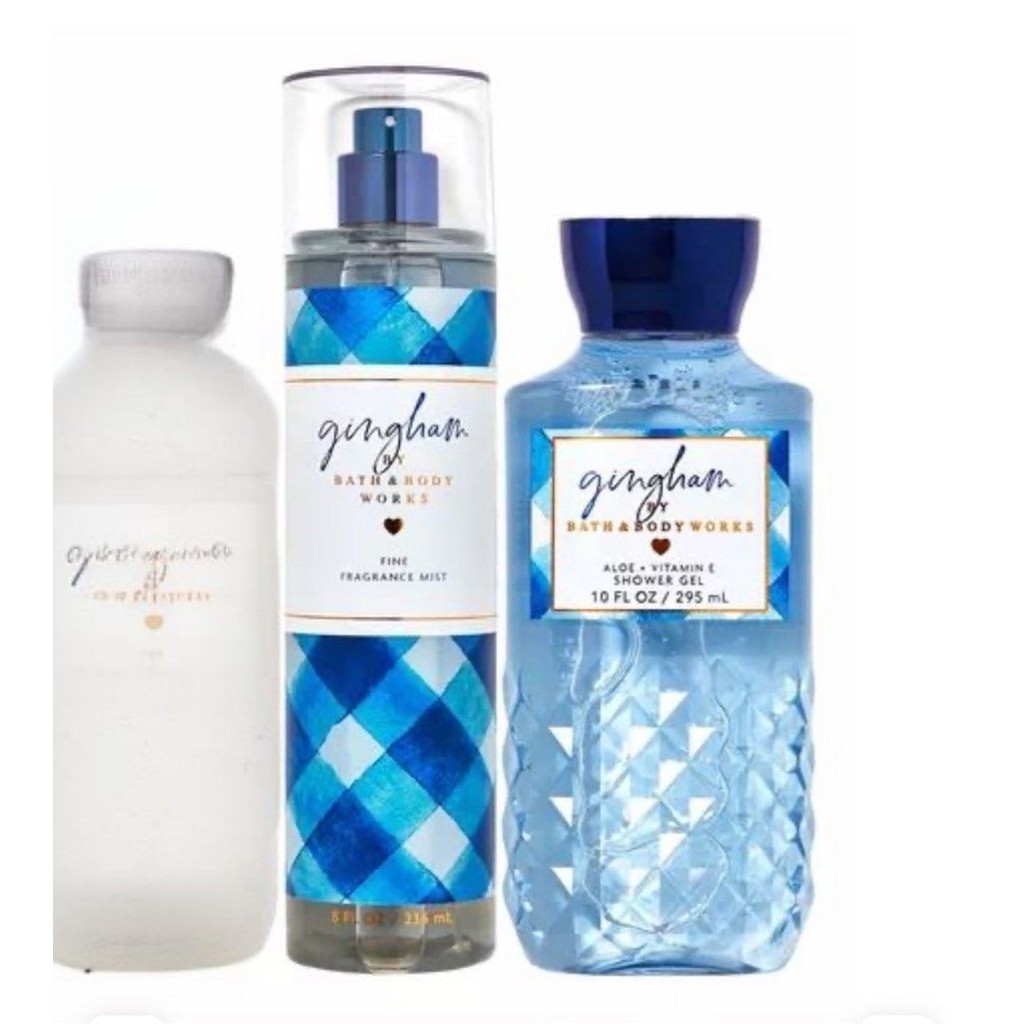 Bath & Body Works Gingham Body Mist & Shower Gel | Shopee Malaysia