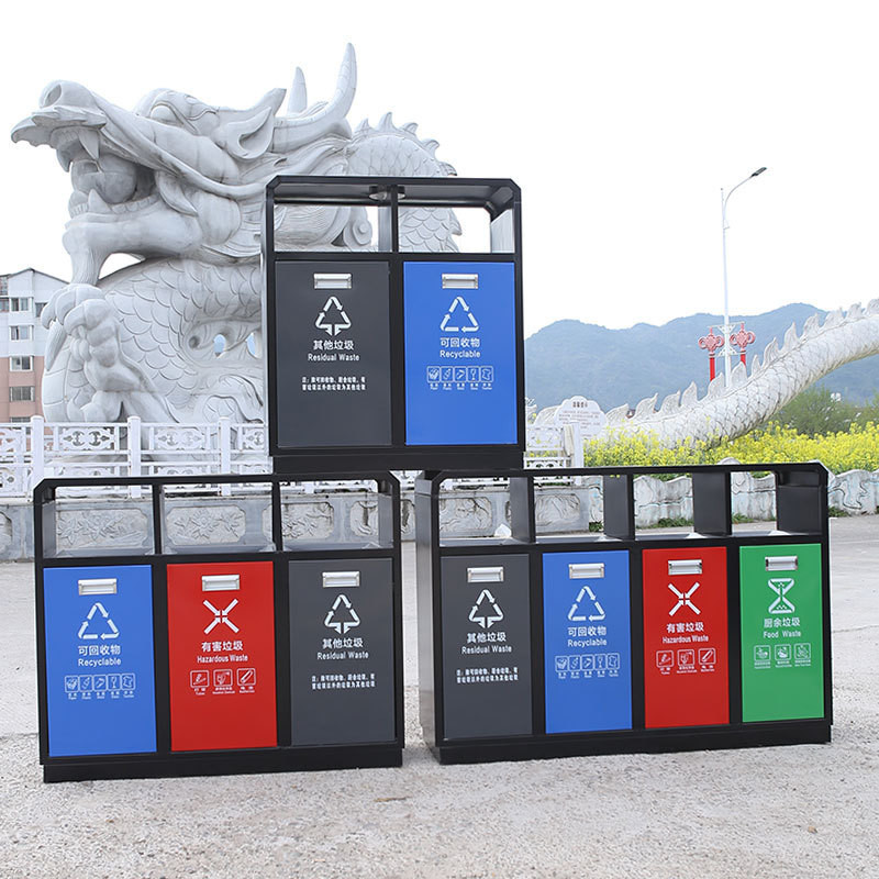 ST& SOURCE Factory Wholesale Outdoor Garbage Bin Scenic Spot Waste ...