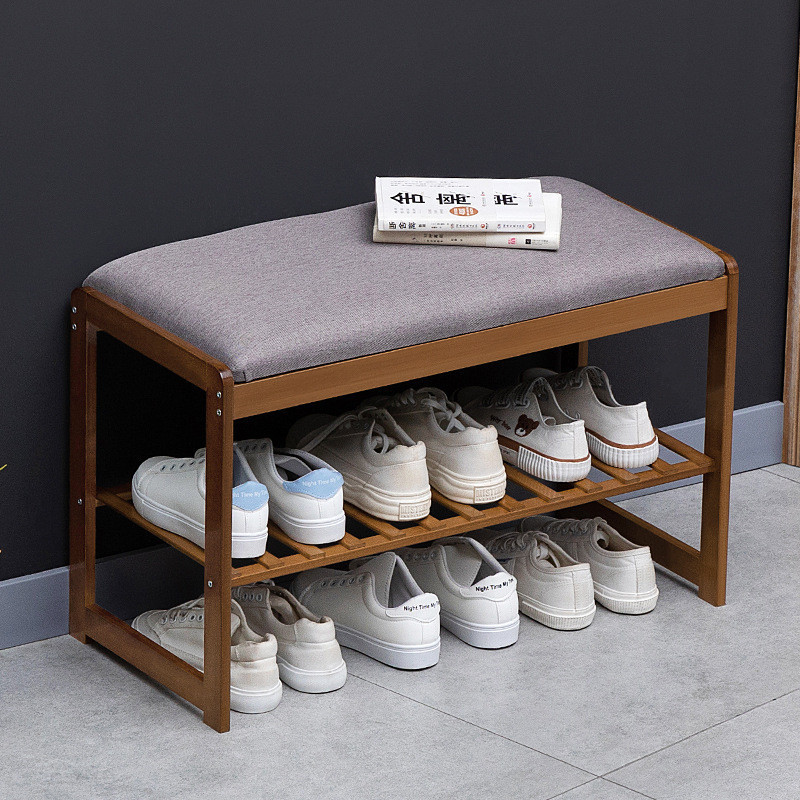 ST& Shoe Changing Stool Door Home Long Stool Shoe Cabinet Can Wear ...