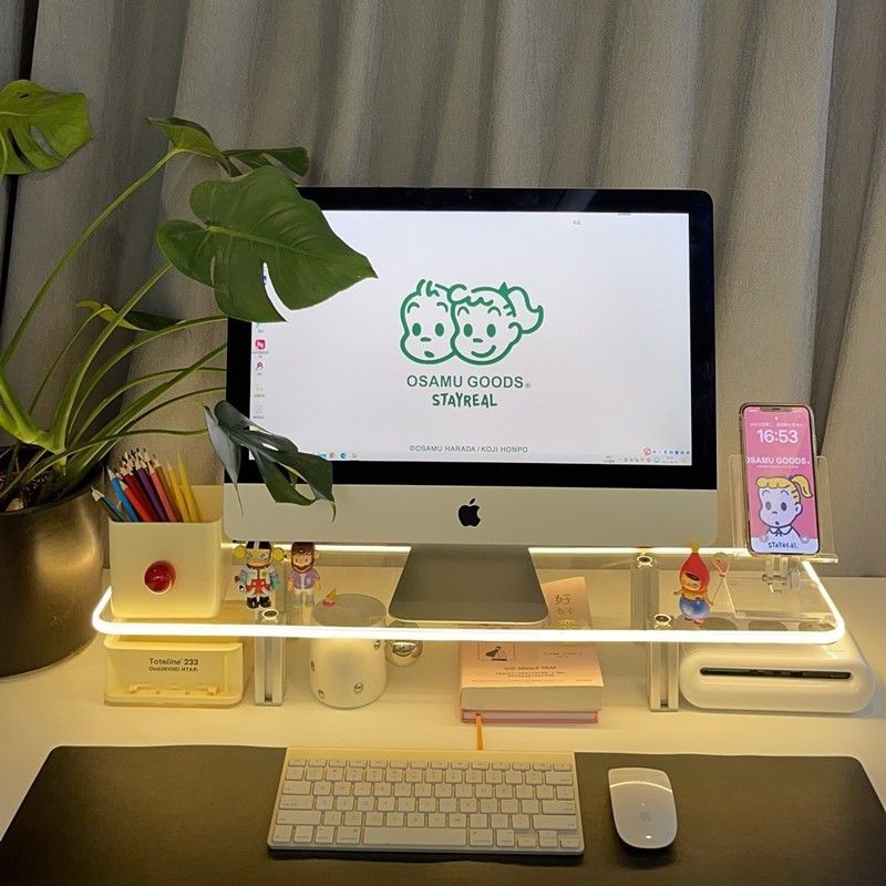 JY-H/Transparent Laptop Rack Holder Monitor Desktop Elevated Rack ...