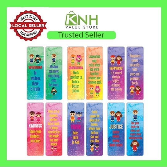 Good Values Bookmarks for Kids Series 2 (6-Pack) | Shopee Malaysia