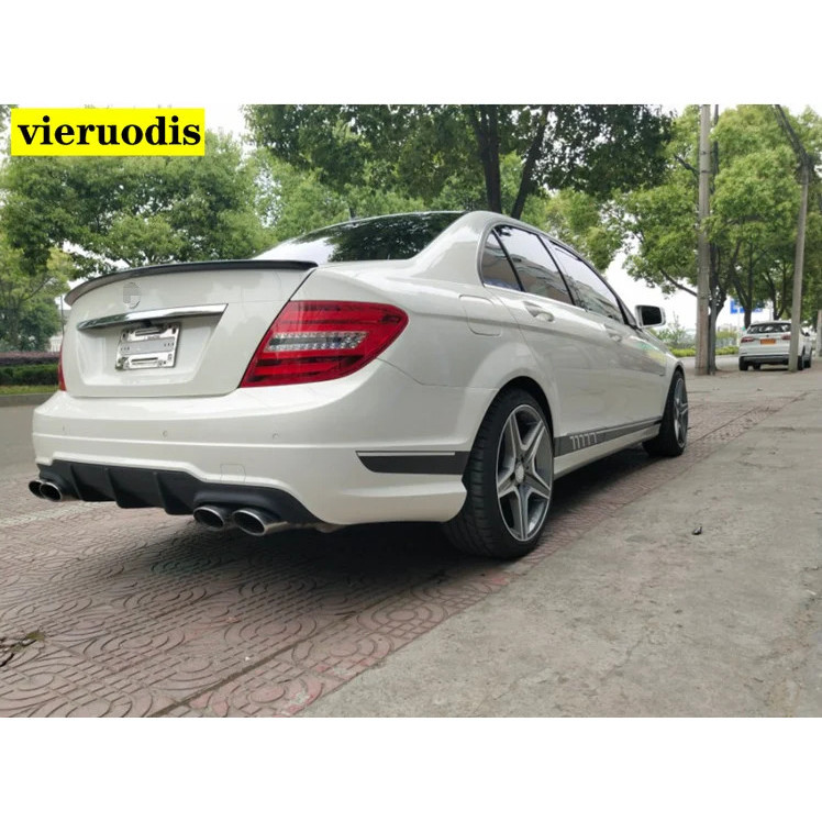 For Benz W204 Spoiler Fiber Car Rear Wing Spoiler For Benz W204 C180 ...