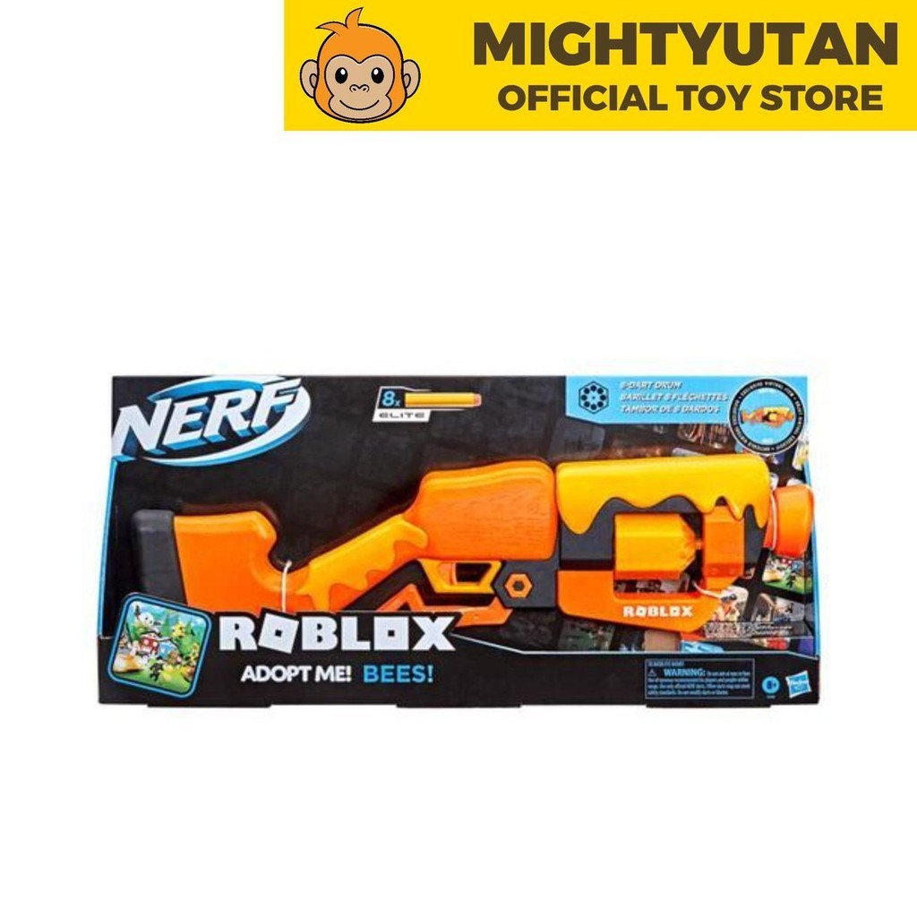 [Original] Nerf Roblox Adopt Me: BEES! Lever Action Blaster, 8 Nerf ...